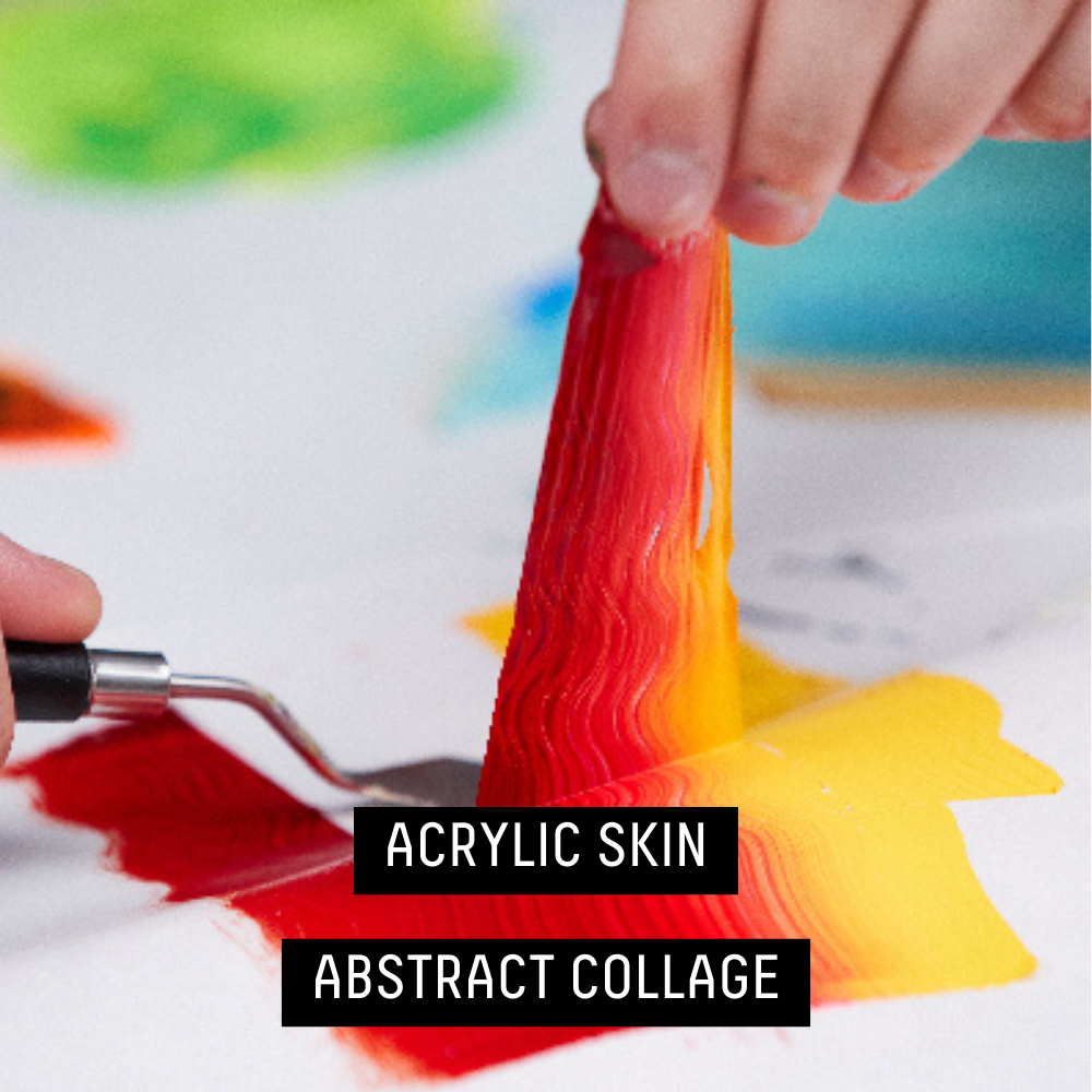 ACRYLIC SKIN ABSTRACT COLLAGE – Liquitex UK