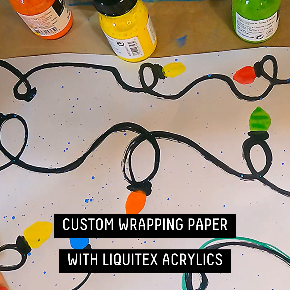 CUSTOM WRAPPING PAPER WITH LIQUITEX ACRYLICS – Liquitex UK